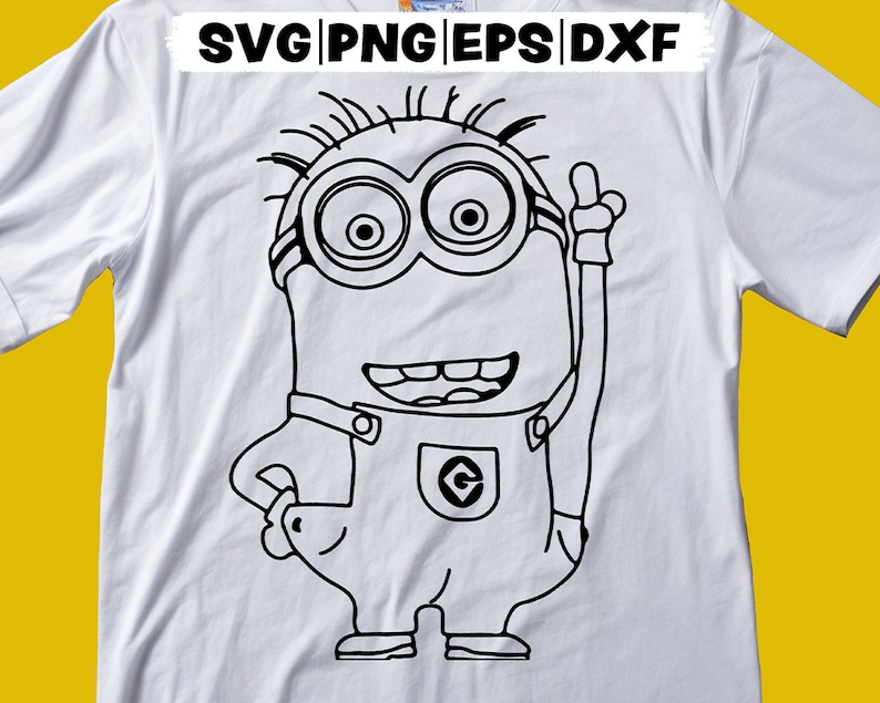 Adorable Kevin Minion SVG Cut Files: Instant Download for Cricut ...
