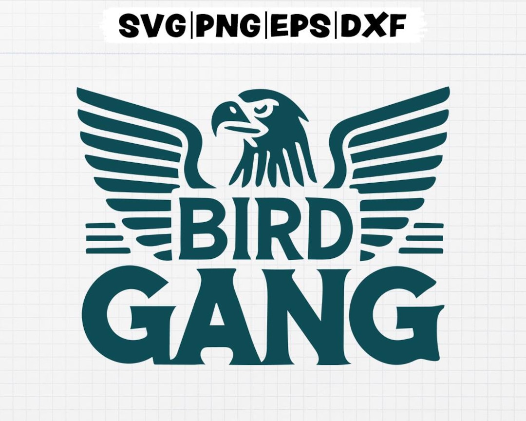 Bird Gang Eagle SVG, PNG | Retro Philly Football Eagles | Digital ...