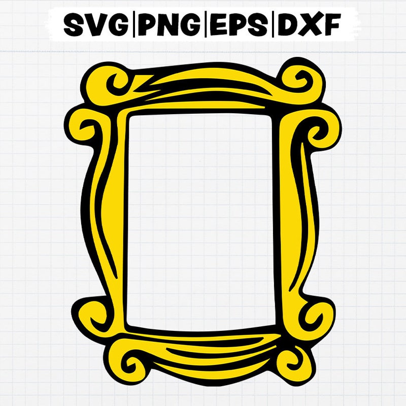 Friends Picture Frame Svg - Etsy