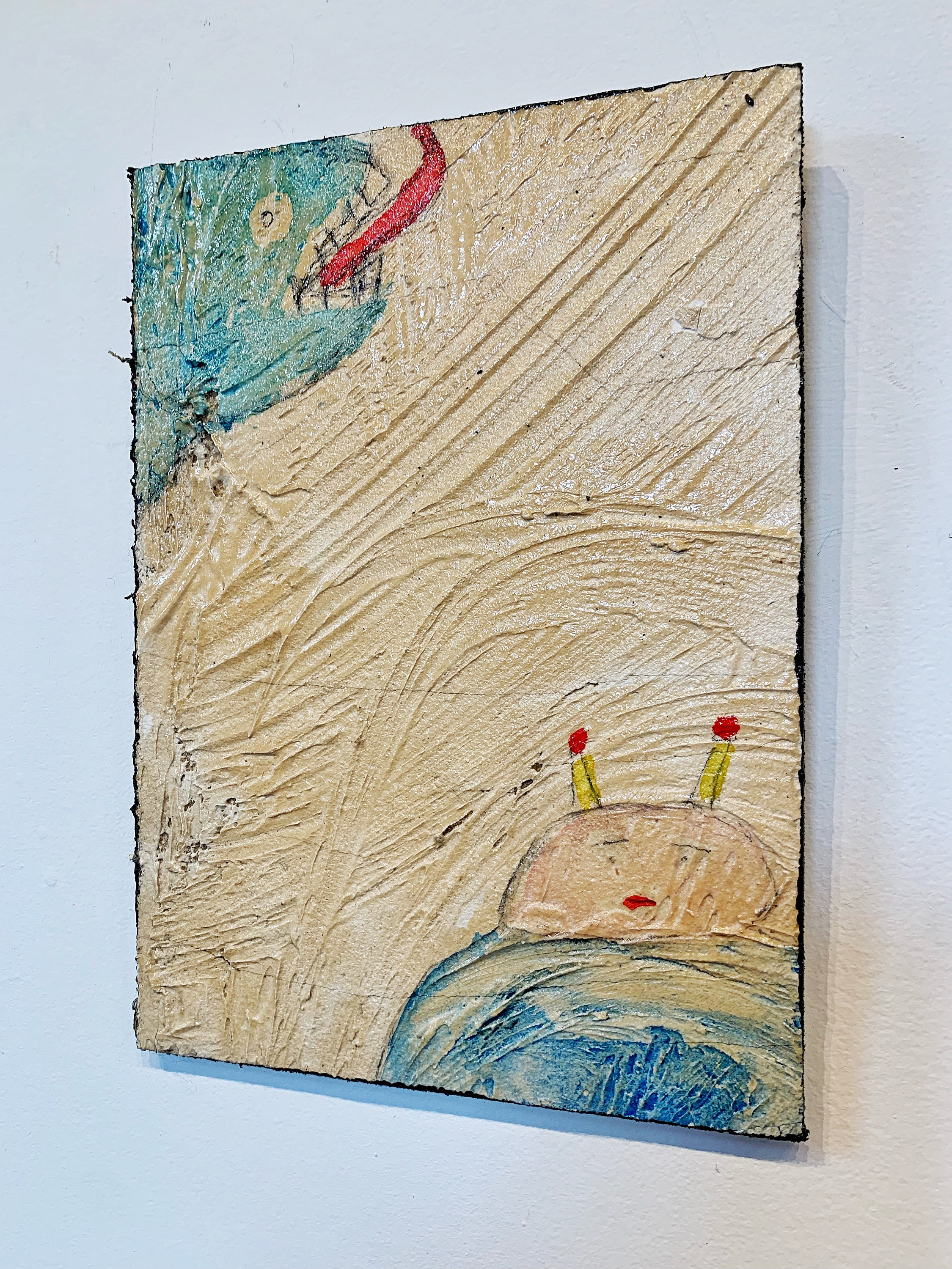 Blue Monster and Blob Boy Watercolor Fresco by Oliveland - Etsy