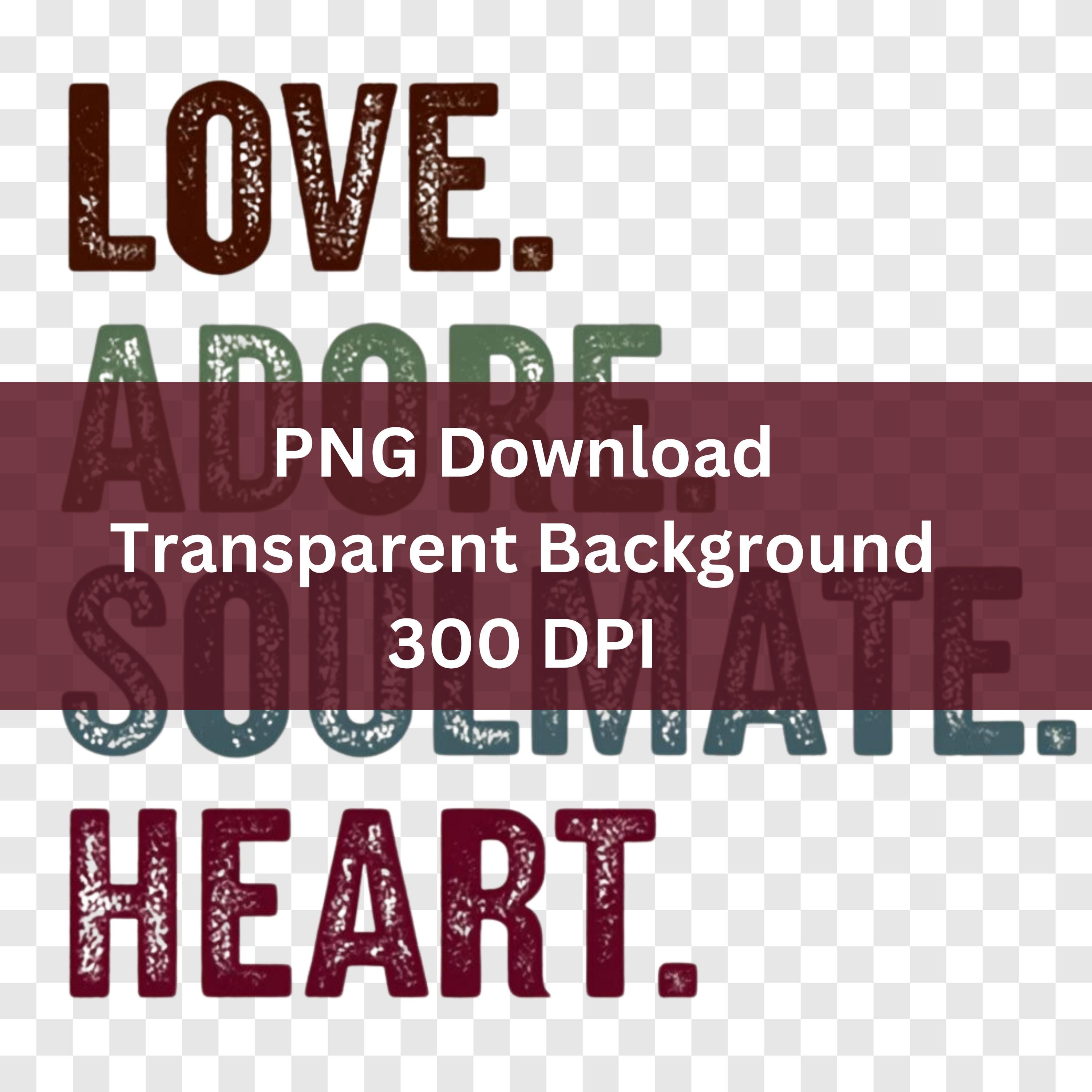 Love. Adore. Soulmate. Heart. PNG Transparent Background 300 DPI for ...