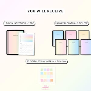 Samsung Notes Digital Notebook Rainbow Colors, College Student Note ...