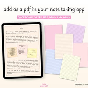 Samsung Notes Templates, Pastel Colors, Compatible With Android ...