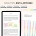 Samsung Notes Digital Notebook With Subsections, With Rainbow Colors ...