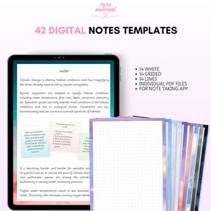 Samsung Notes Templates, Compatible With Android, Digital Notes ...