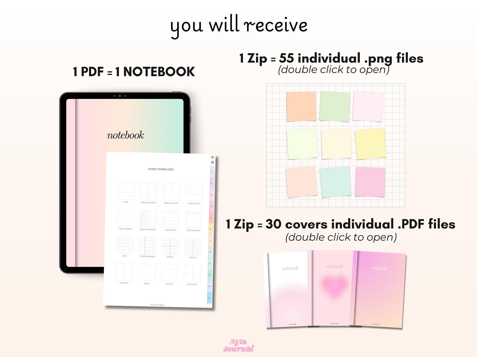 Samsung Notes Digital Notebook Rainbow Colors, College Student Note ...