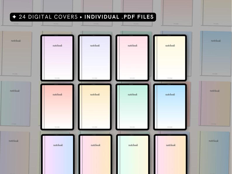 Samsung Notes Digital Notebook With Subsections, With Rainbow Colors ...