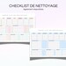 Check List De Nettoyage / Checklist De Menage à Imprimer En Format A4 ...