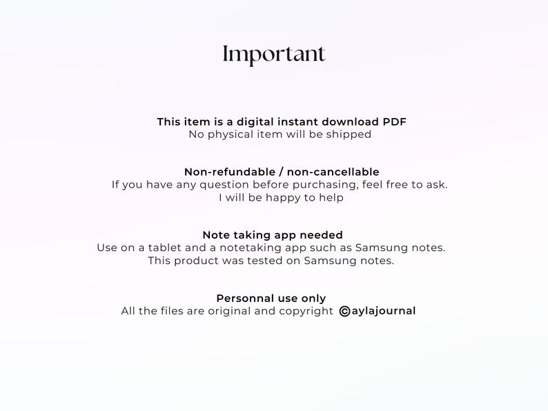 Samsung Notes Templates, Pastel Colors, Compatible With Android ...