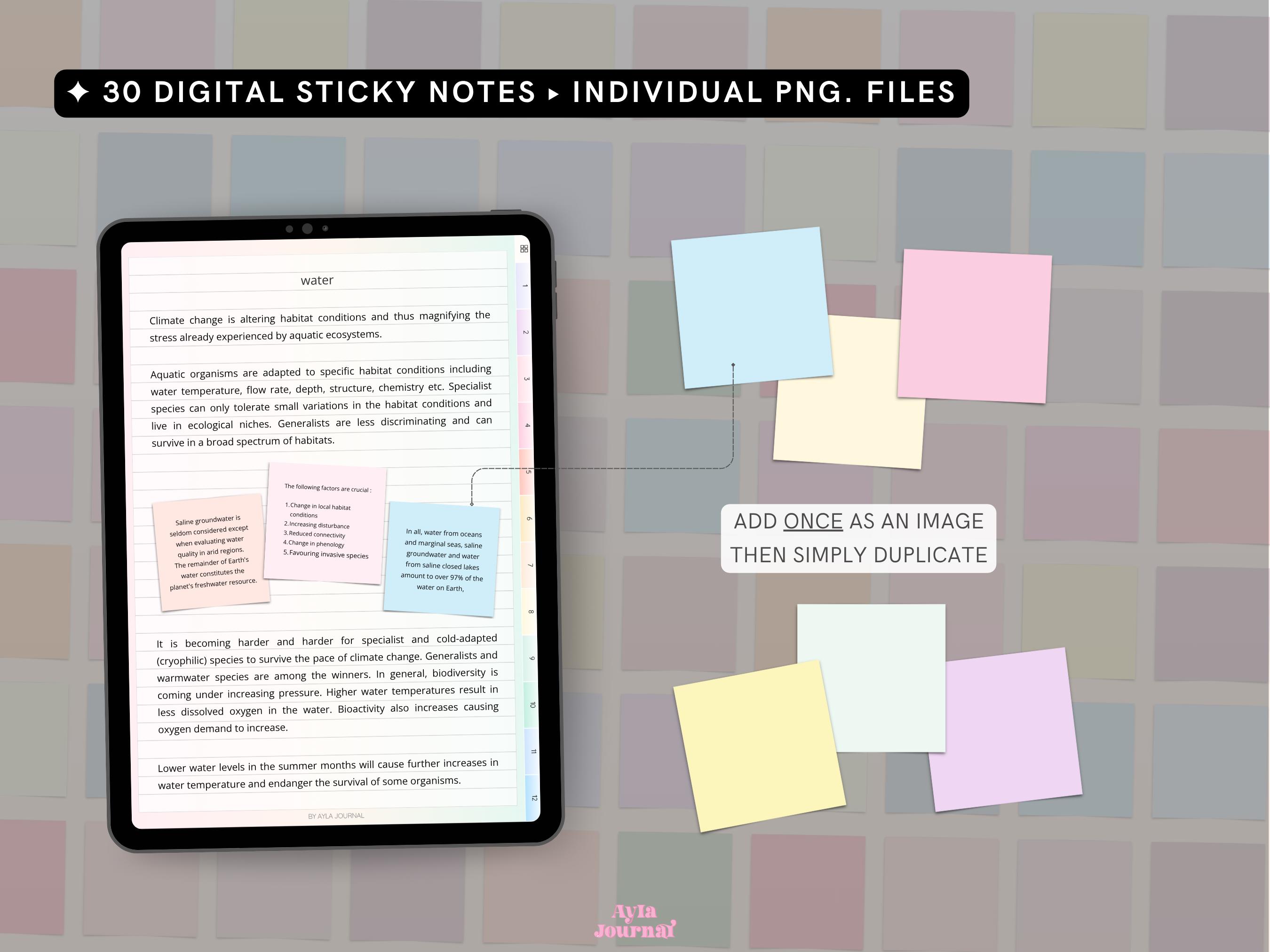 Samsung Notes Digital Notebook Rainbow Colors, College Student Note ...