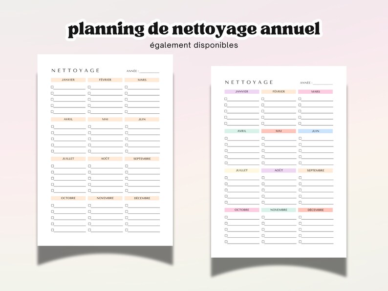 Check List De Nettoyage / Checklist De Menage à Imprimer En Format A4 ...