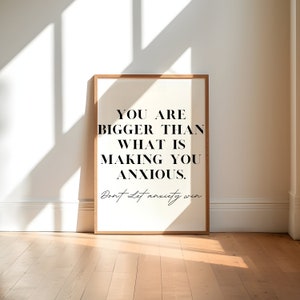 Mental Health Poster Positive Affirmations Motivational Quotes School ...