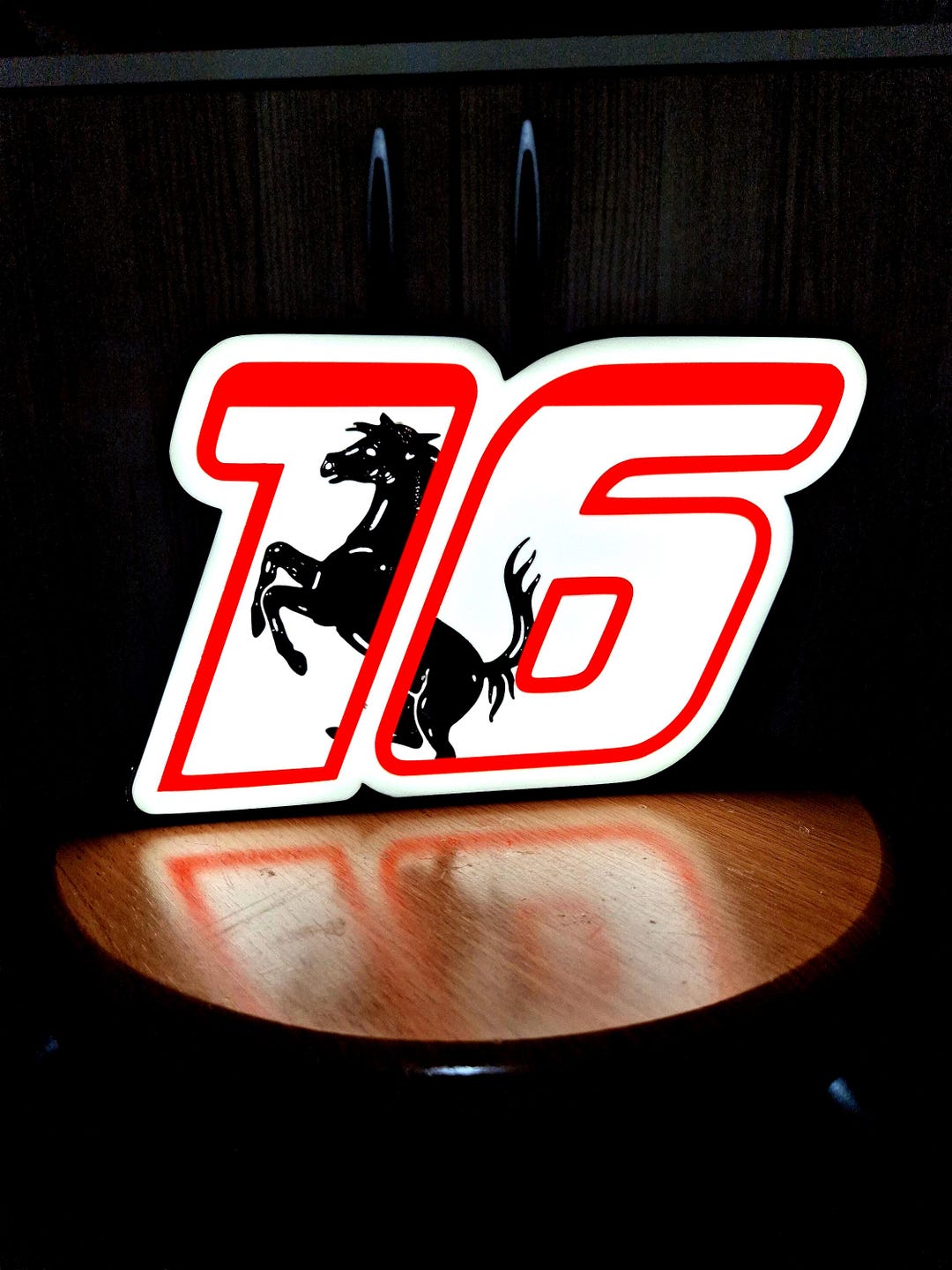 Charles Leclerc LED Lightbox | Motorsport Garage & Sim Racing Decor - Etsy