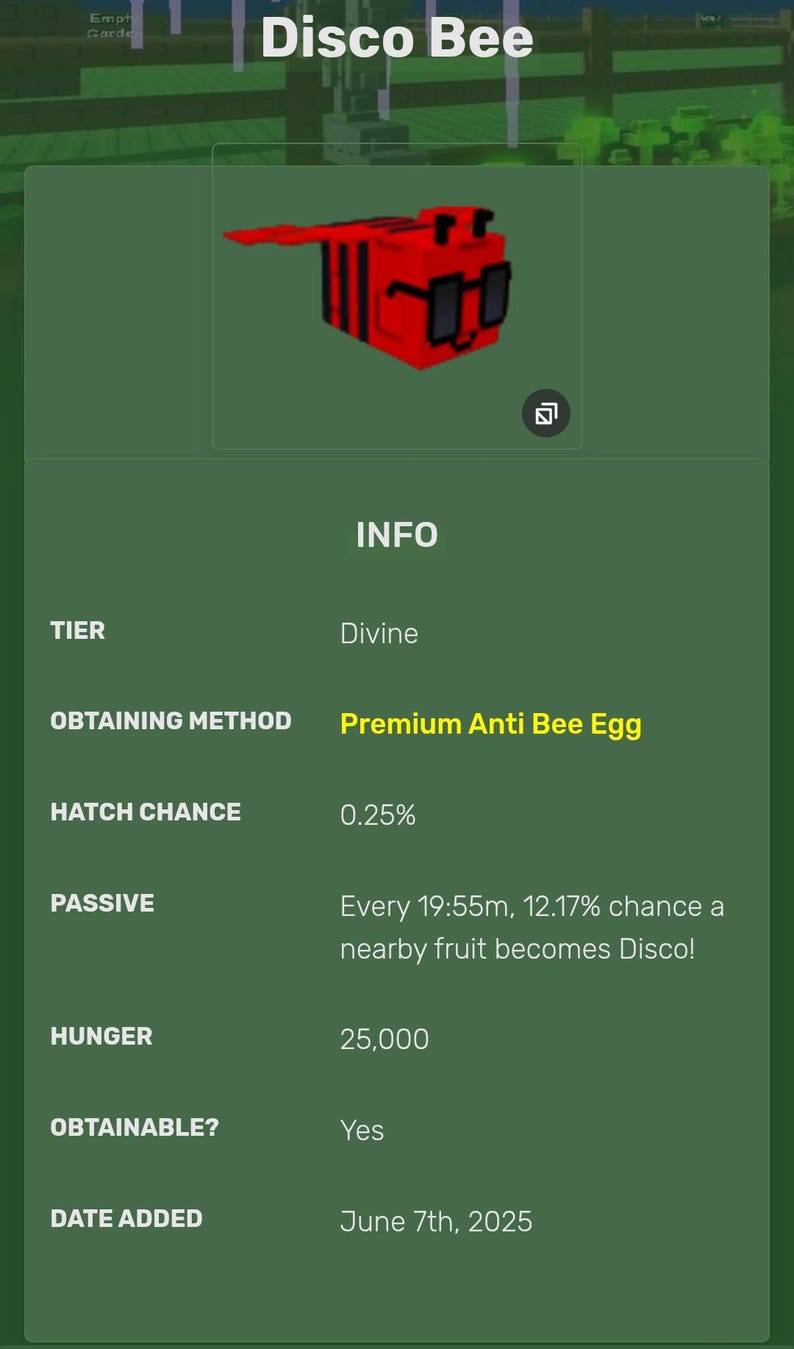 Disco Bee | Grow a Garden - Etsy Australia