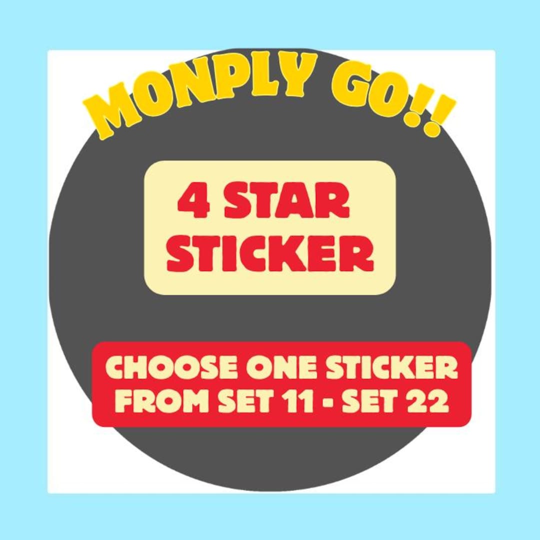 Monopoly Go | Choose 4 Star Sticker - Instant Delivery - Etsy