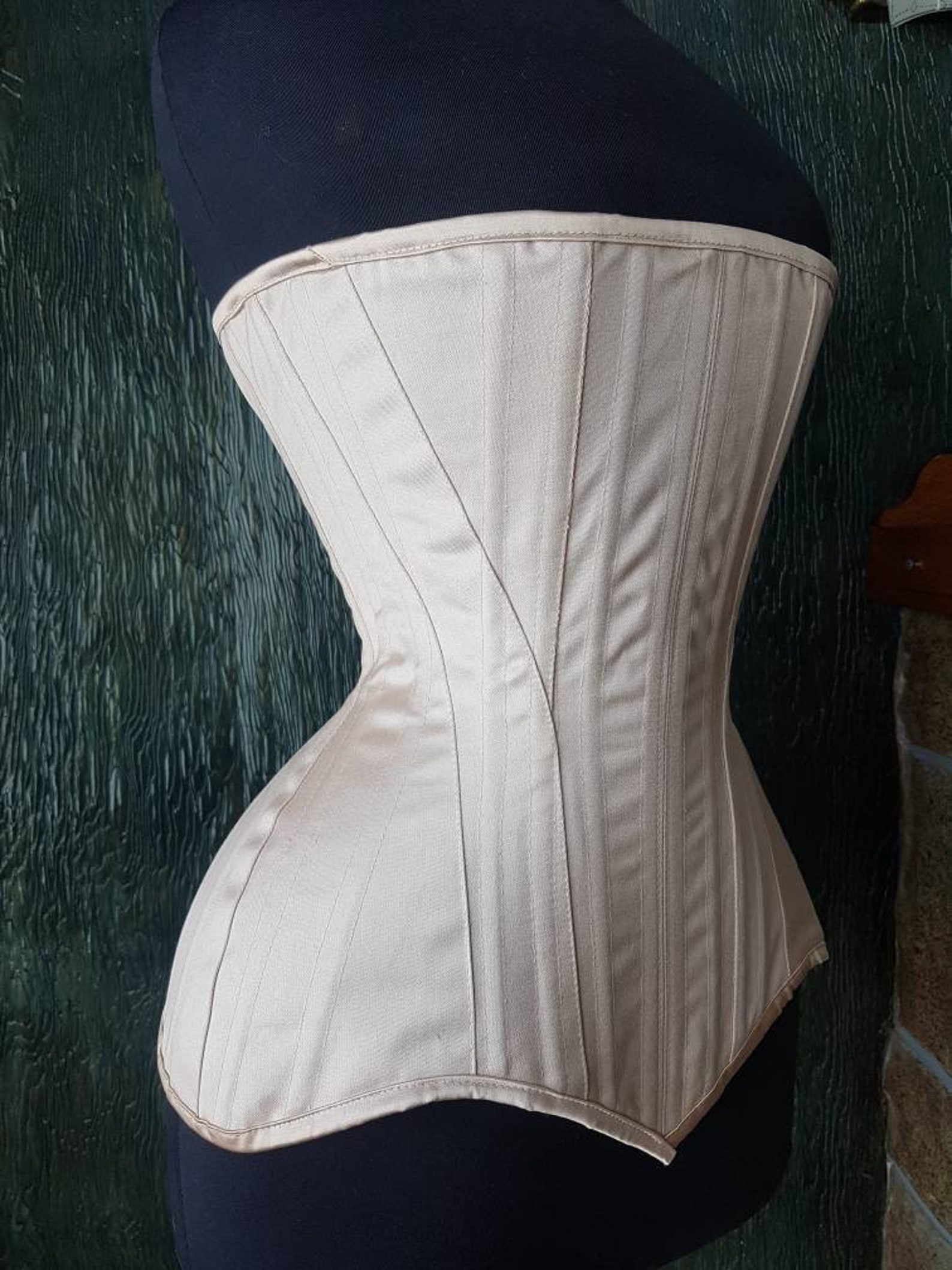 Glowing Edwardian S Bend Handmade Custom Corset in Natural - Etsy