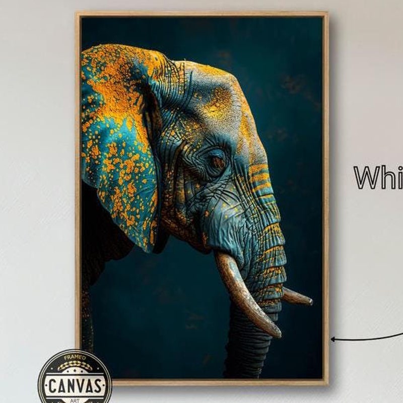 Abstract Elephant - Etsy