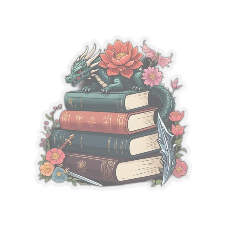 Fantasy Reader Book Stack - Etsy