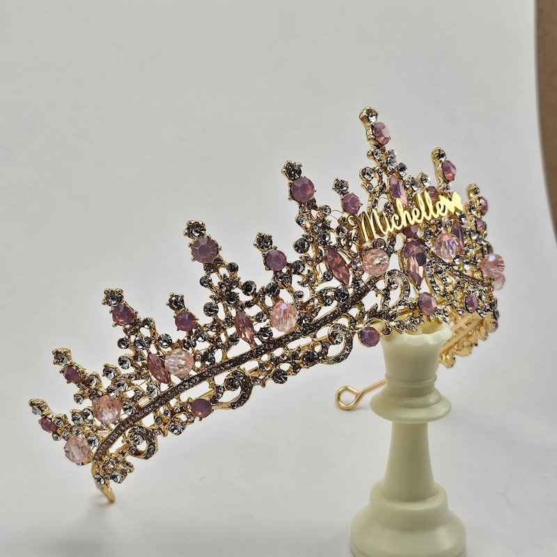 Pink Tiara - Etsy