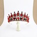 Red & Gold Quinceanera Tiara, Custom Bridal Crown - Etsy