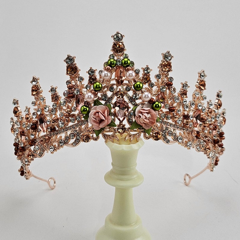 Rose Gold Tiara - Etsy