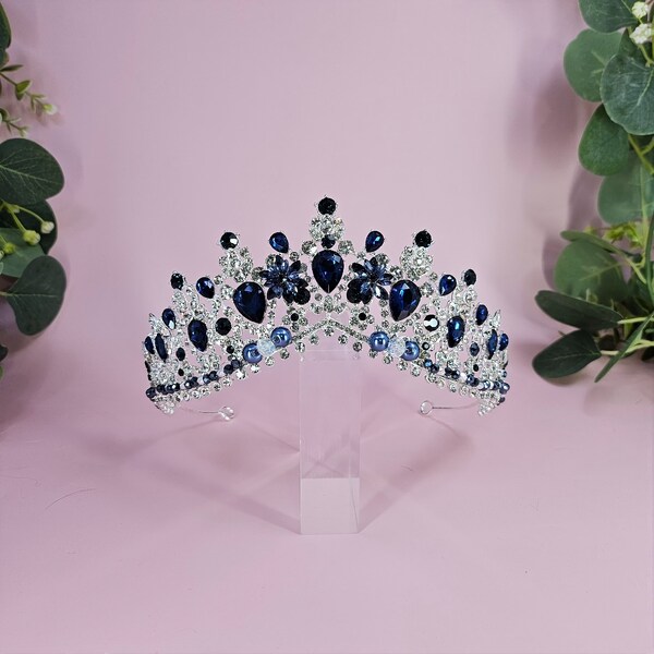 Blue Tiara - Etsy