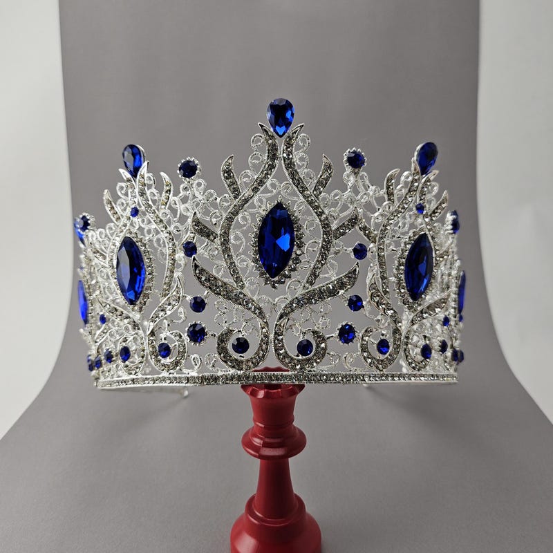 Royal Blue Crown - Etsy