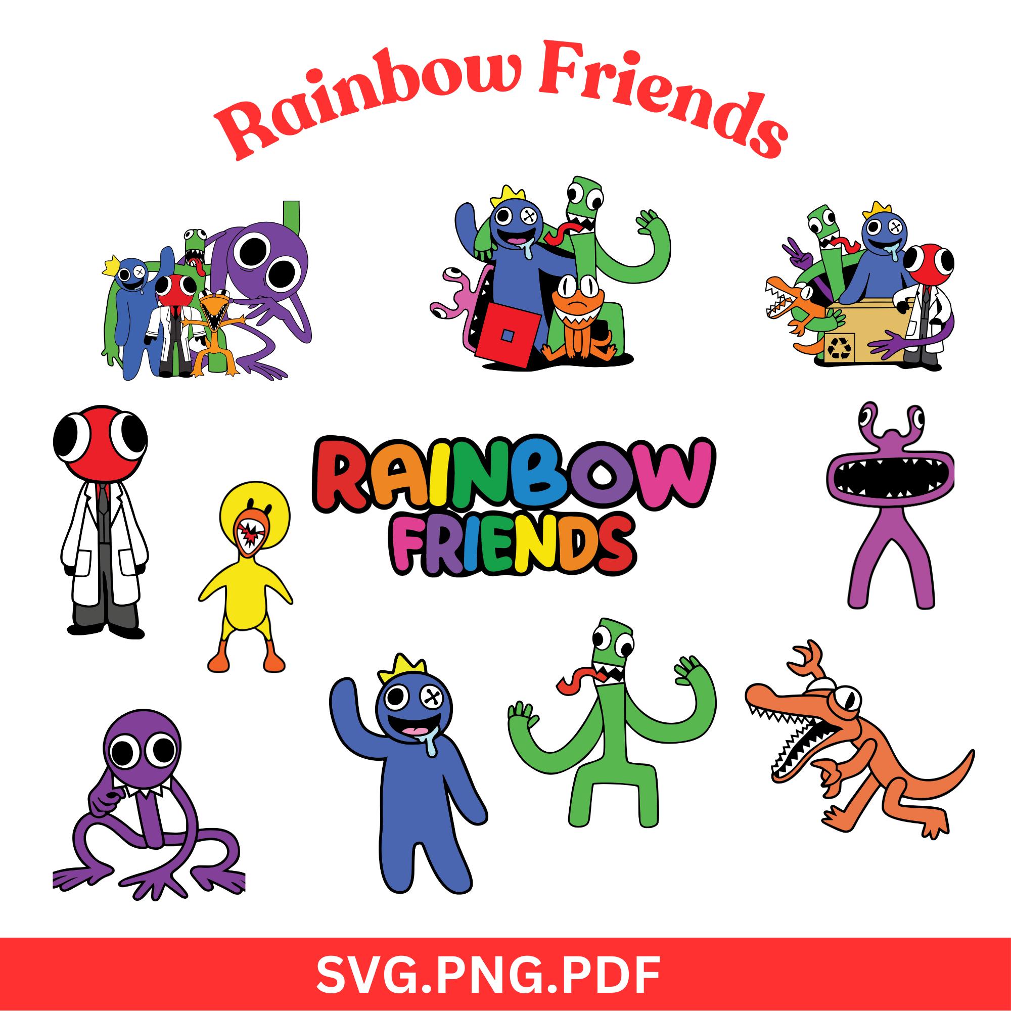Bundle Rainbow Friend Svg, Rainbow Friend Svg, Rainbow Friend SVG and ...