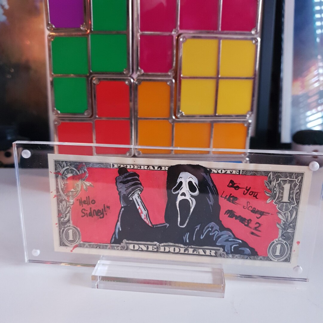 Ghostface From Scream Dollar Art - Etsy