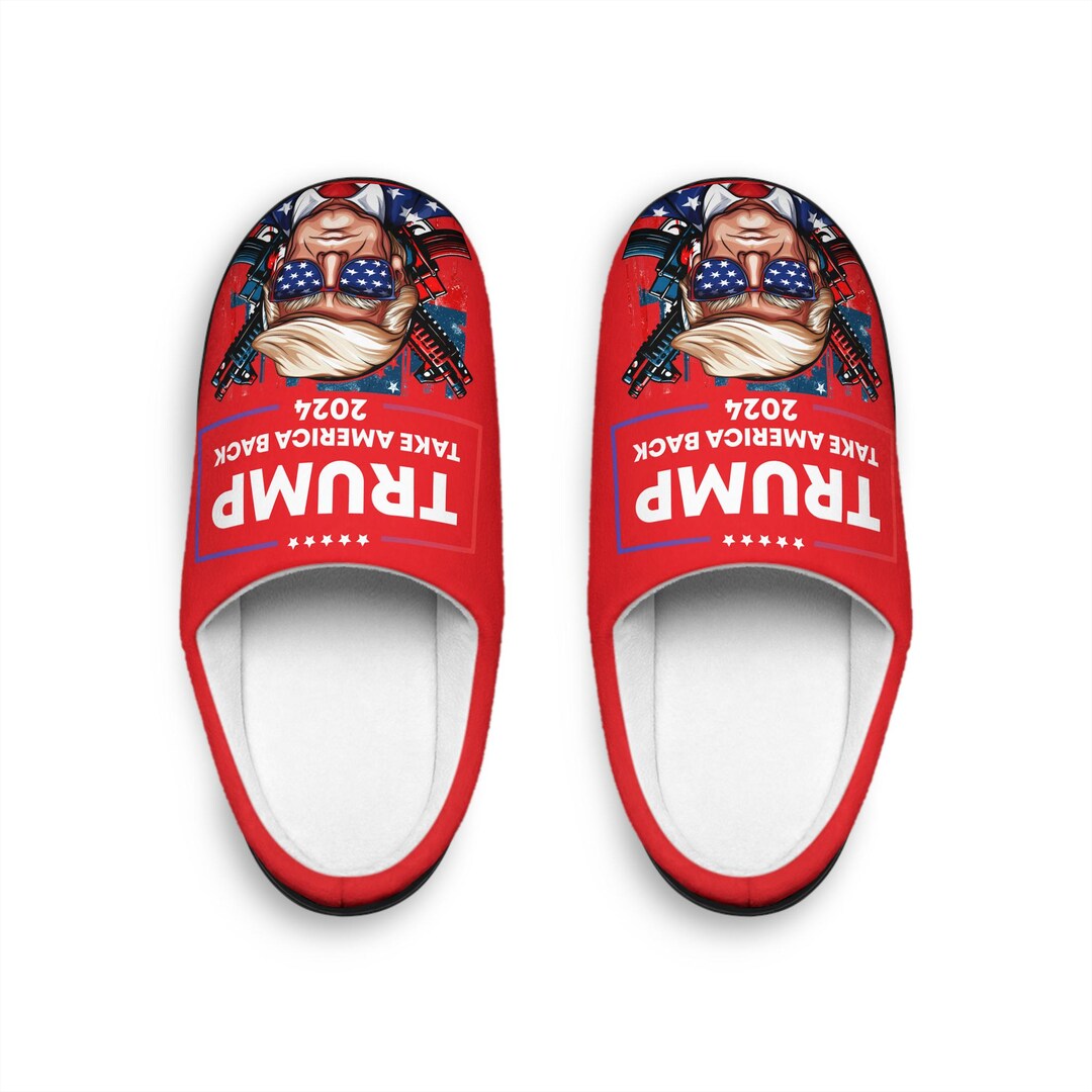 Trump 2024 Men's Indoor Slippers - Etsy