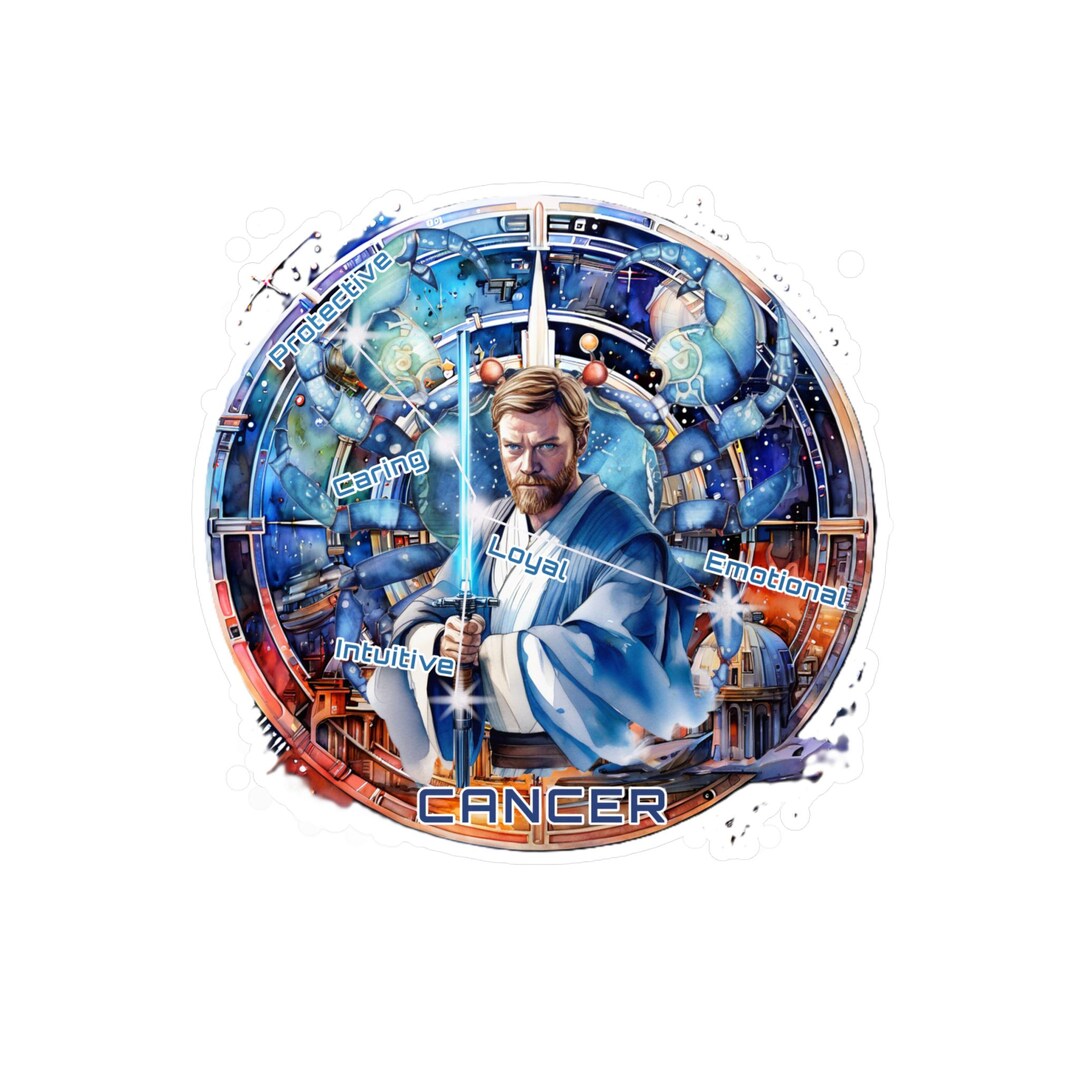 Star Wars Cancer Zodiac Kiss-cut Vinyl Decal - Etsy