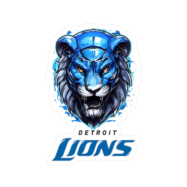 Lions Detroit Decal - Etsy