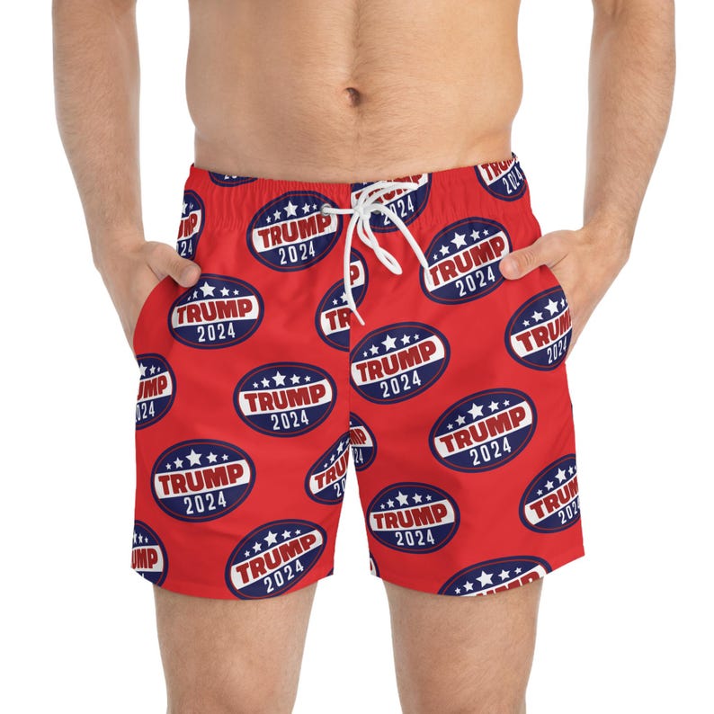 Trump 2024 Swim Trunks - Etsy