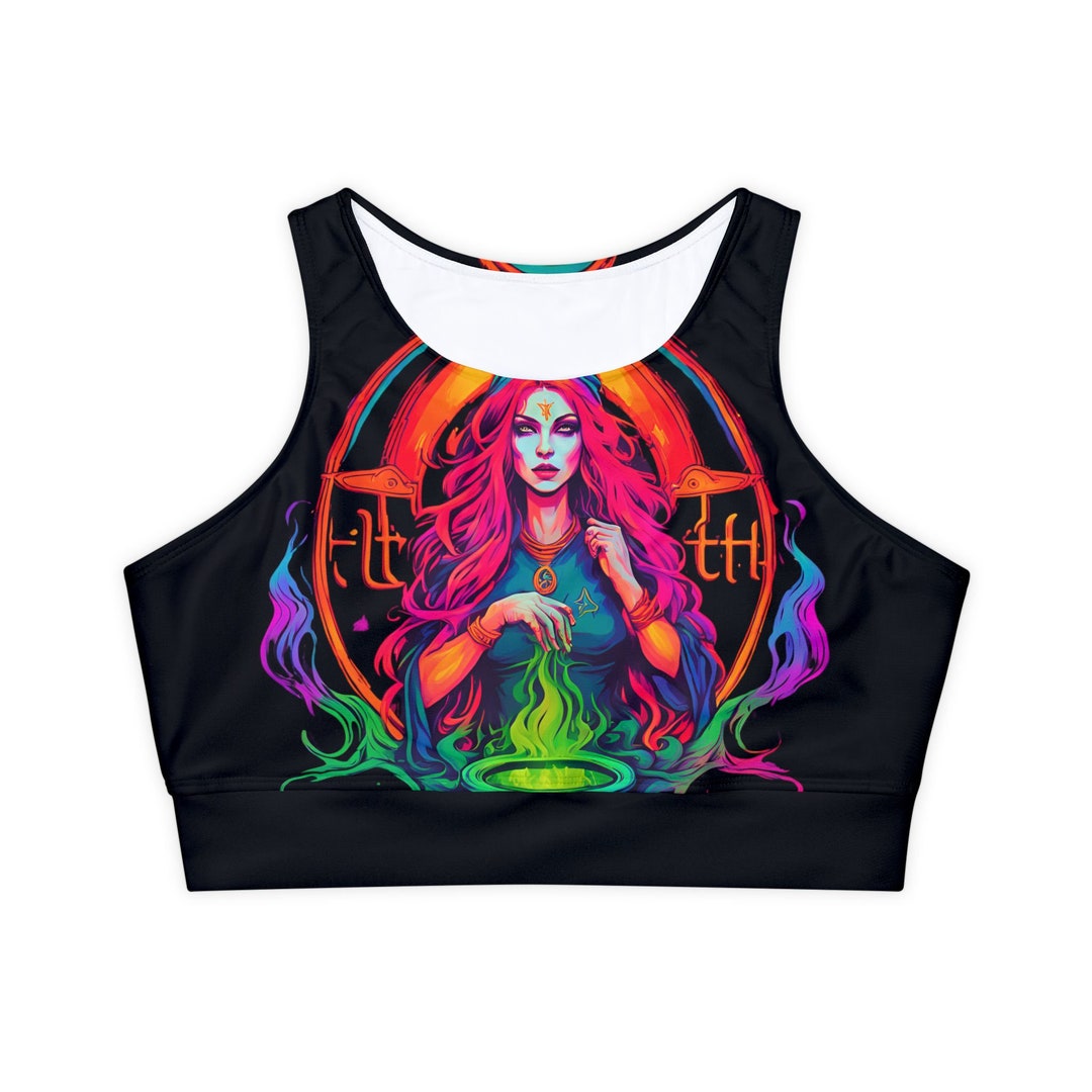 Rainbow Goddess Lilith's Witches 1 Fully Lined Workout Padded Sports ...