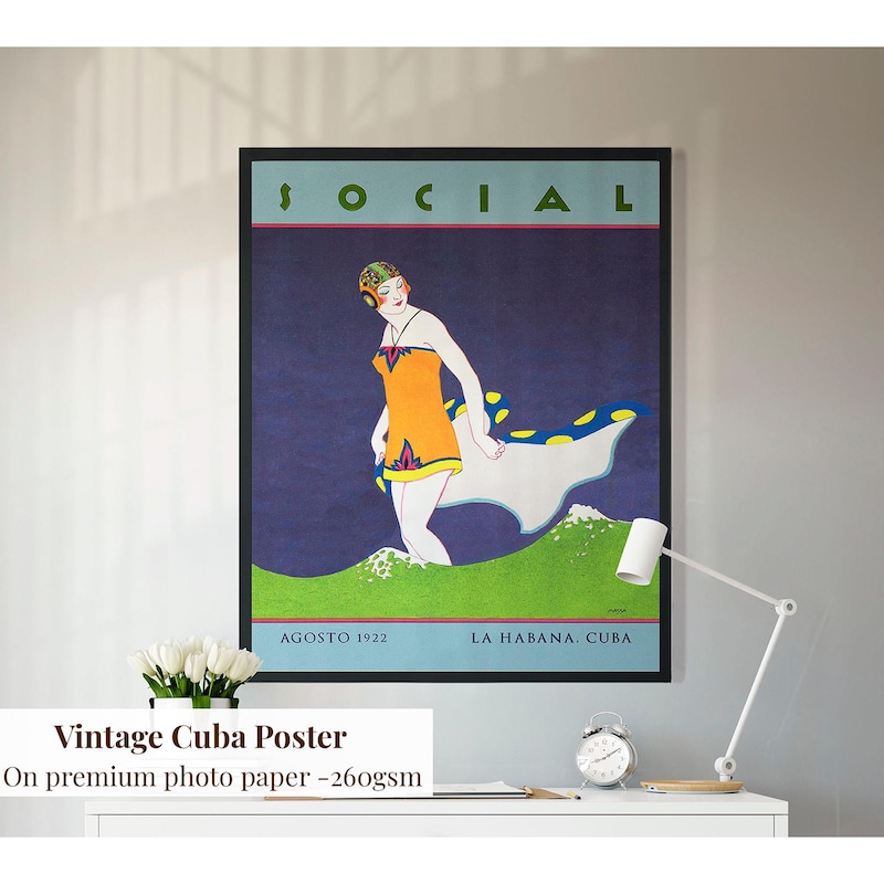 1920s Poster Design - Etsy