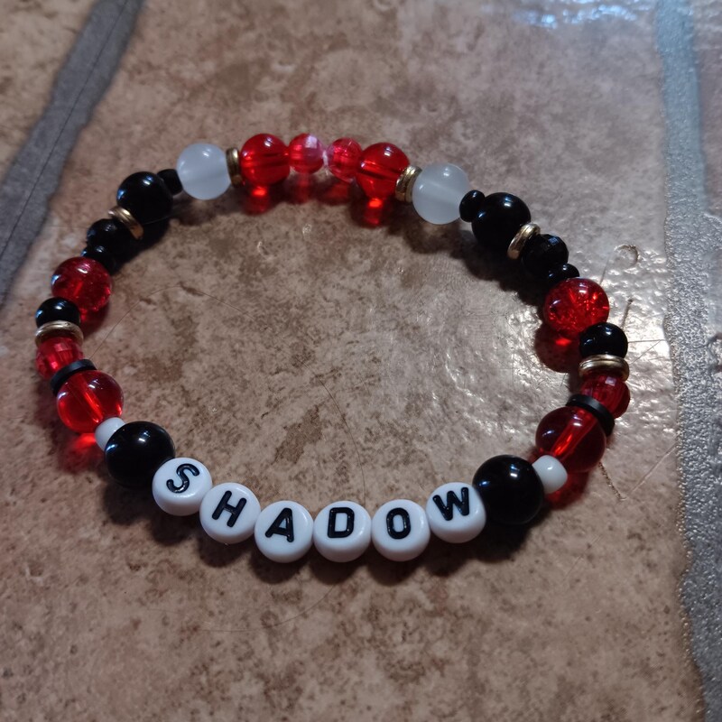 Shadow the Hedgehog Bracelet - Etsy