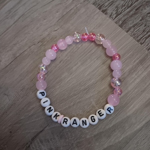 Pink Power Ranger Bracelet - Etsy