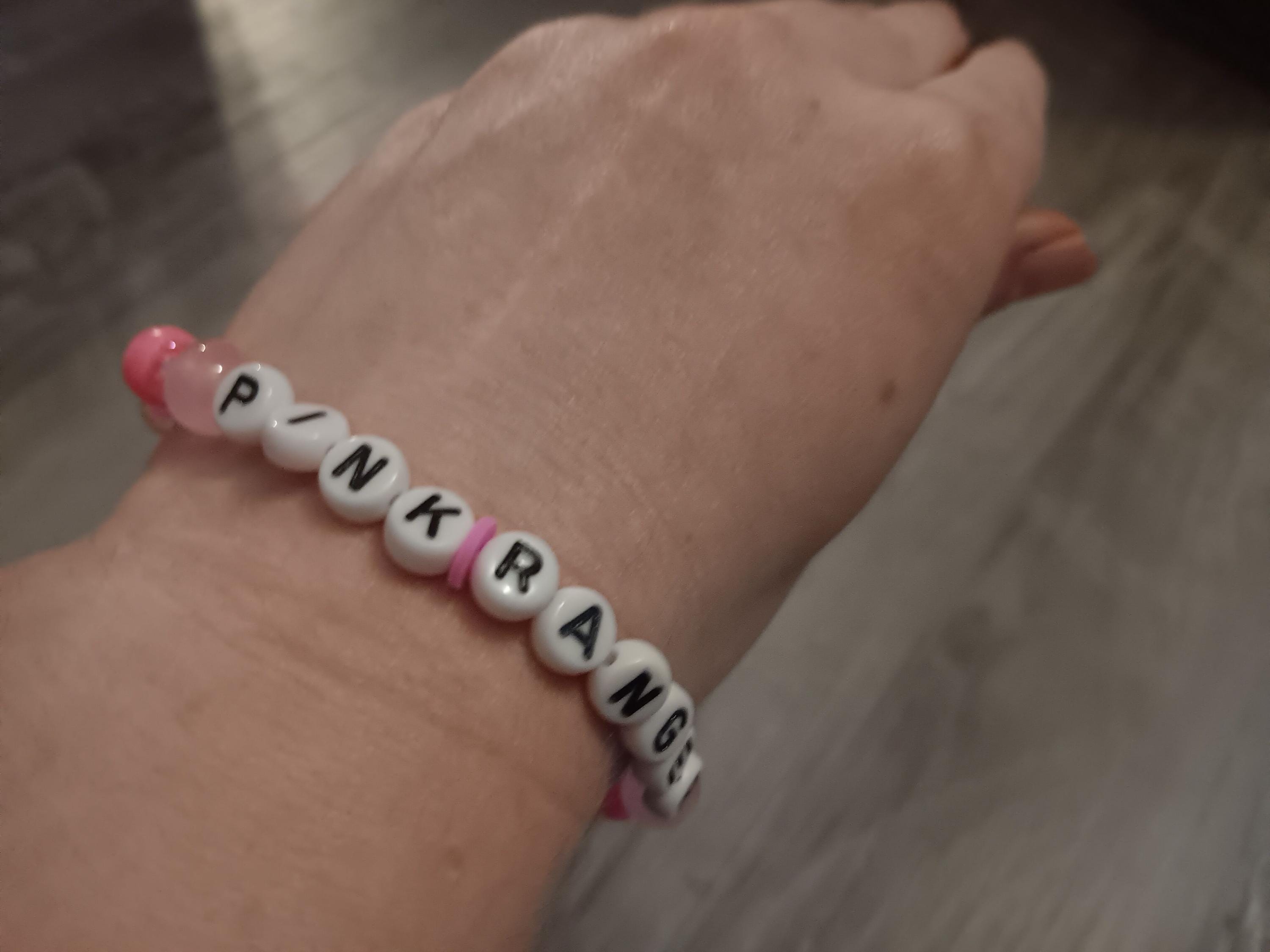 Pink Power Ranger Bracelet - Etsy