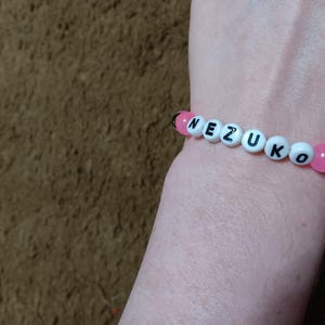 Nezuko Friendship Bracelet (from Demon Slayer) - Etsy
