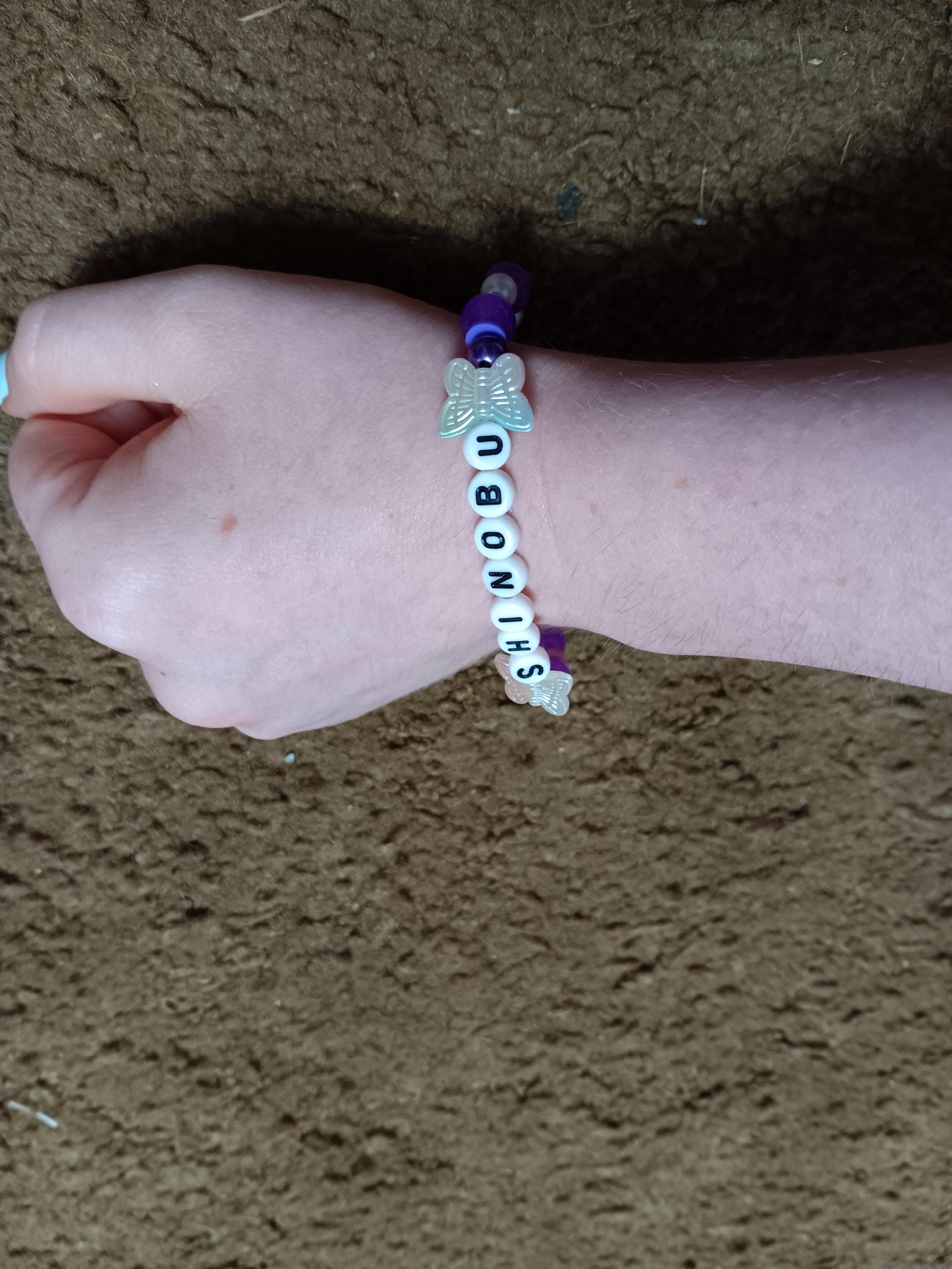 Shinobu (hashira) Friendship Bracelet (from Demon Slayer) - Etsy