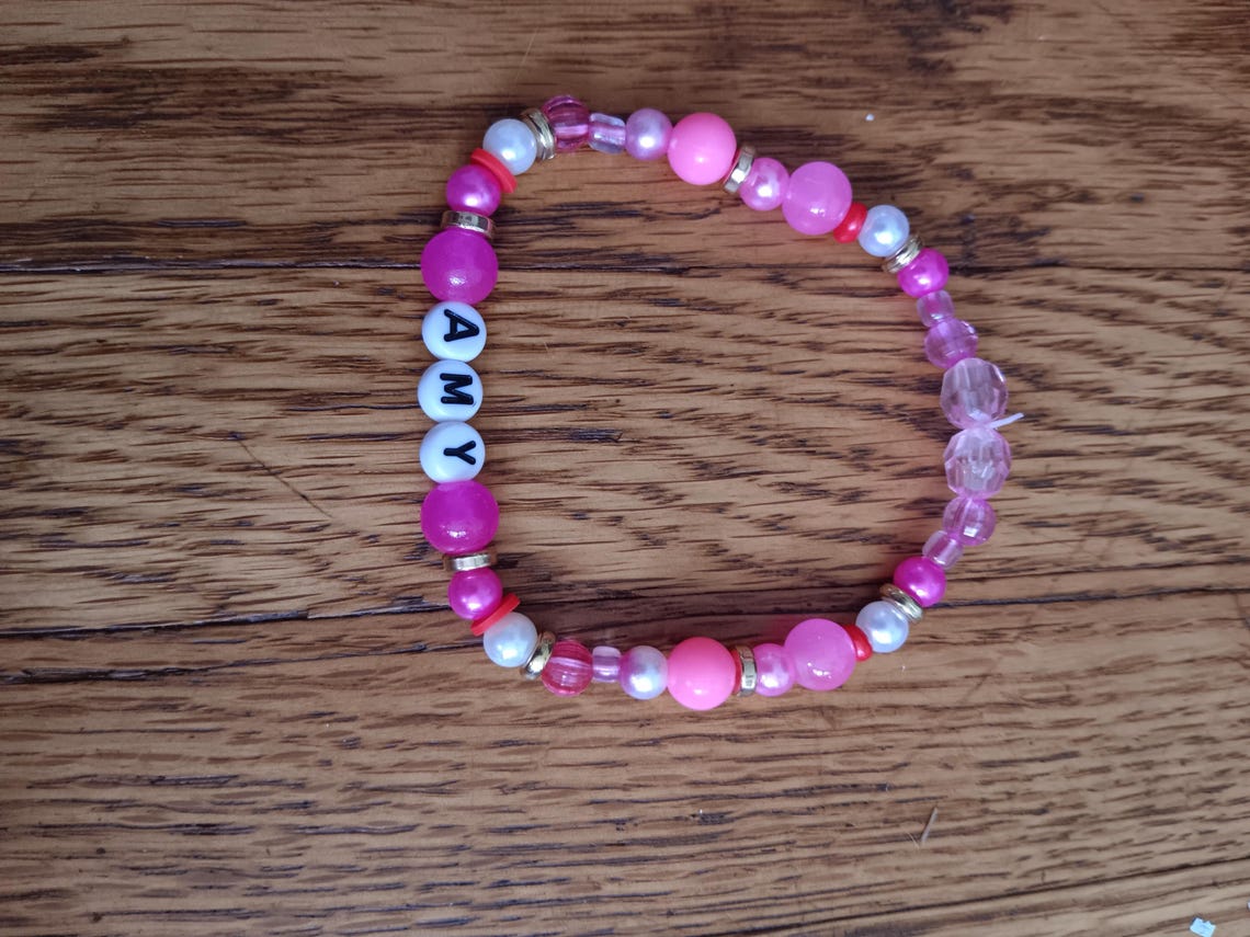 Amy Rose Friendship Bracelet (from Sonic the Hedgehog Franchise) - Etsy