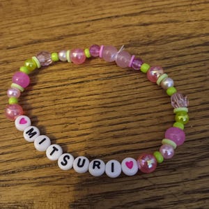 Mitsuri Kanroji Hashira Friendship Bracelet (from Demon Slayer) - Etsy