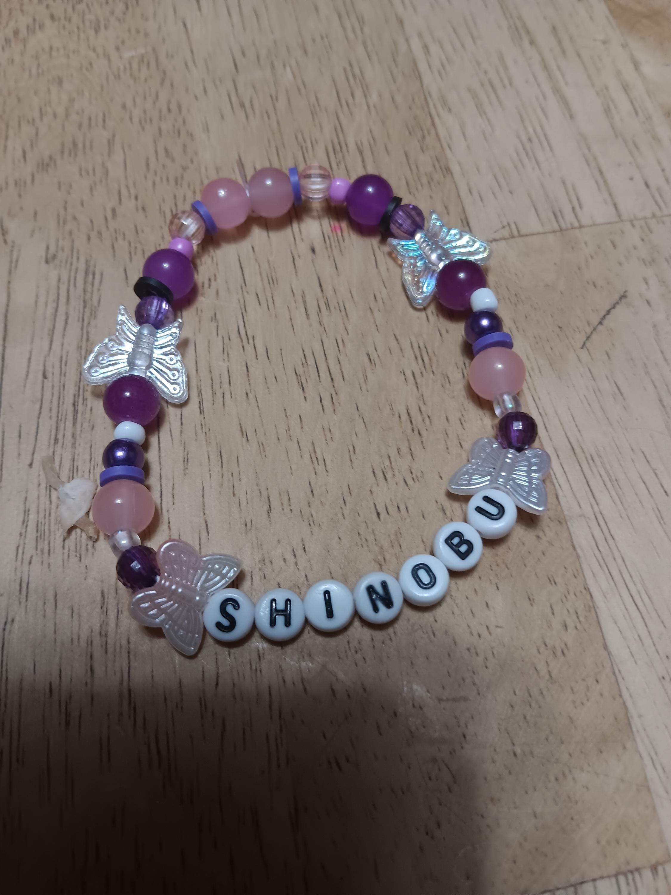 Shinobu (hashira) Friendship Bracelet (from Demon Slayer) - Etsy