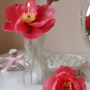 Handmade Peony Flower Candles A Perfect Gift for Any Occasion Rare Find ...