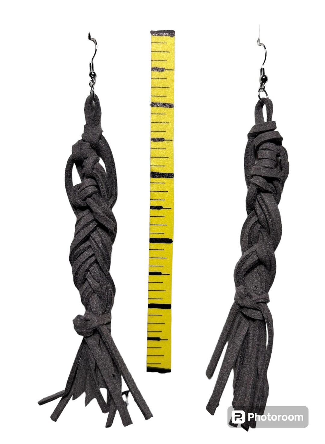 Lovely Suede Strap Crafted by Hand Dangle Earrings Are Just the ...