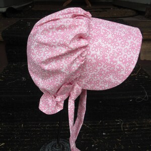 Girls Pioneer Prairie Bonnet "please Read Inside Ad for Shipping and ...