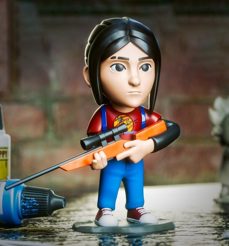 Fanart TLOU Ellie Chibi STL - Etsy