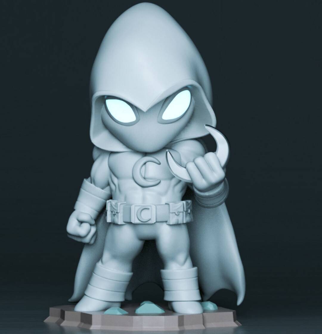 Fanart Moon Guy Chibi STL - Etsy
