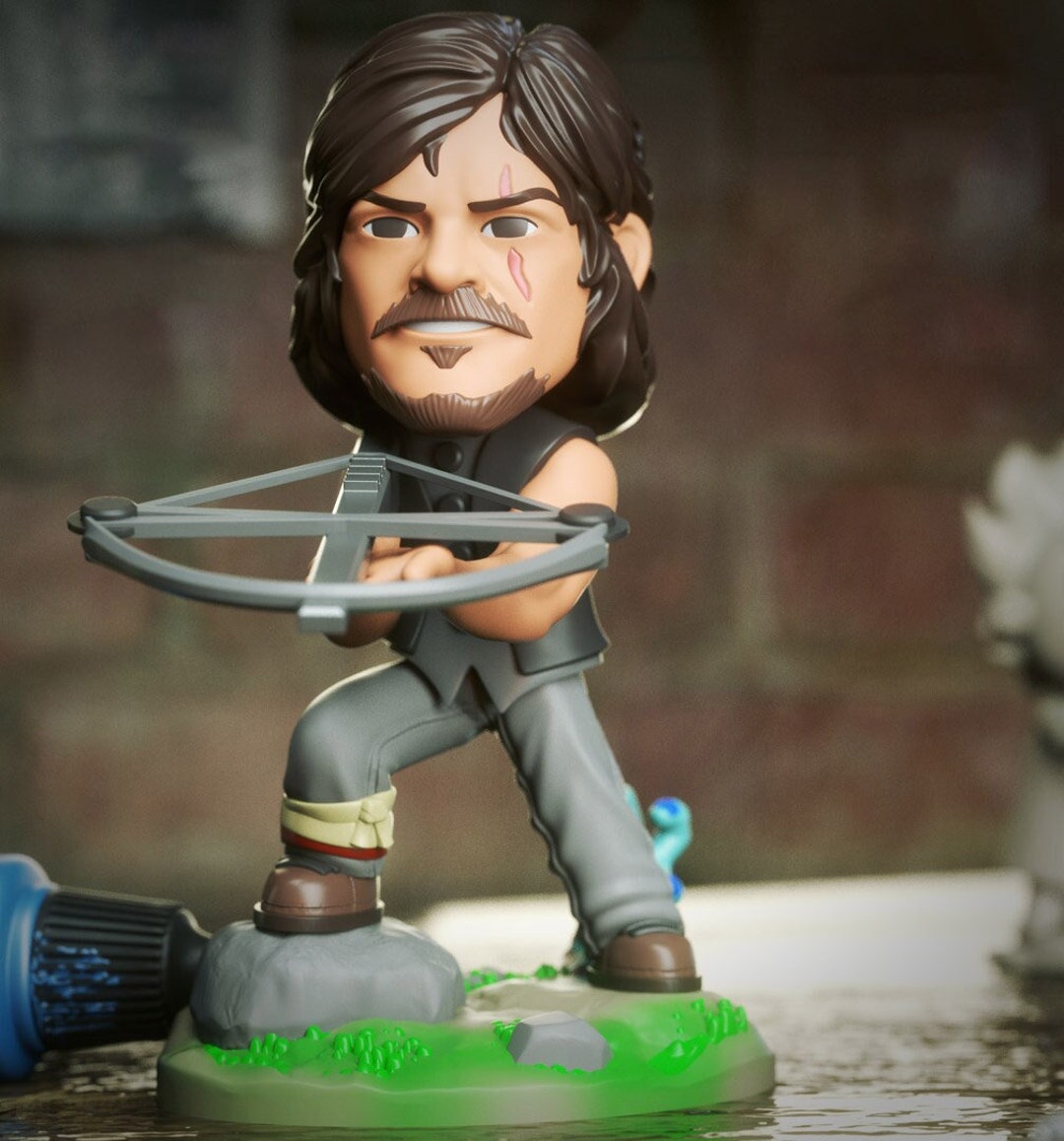 Fanart TWD Daryl Chibi STL - Etsy