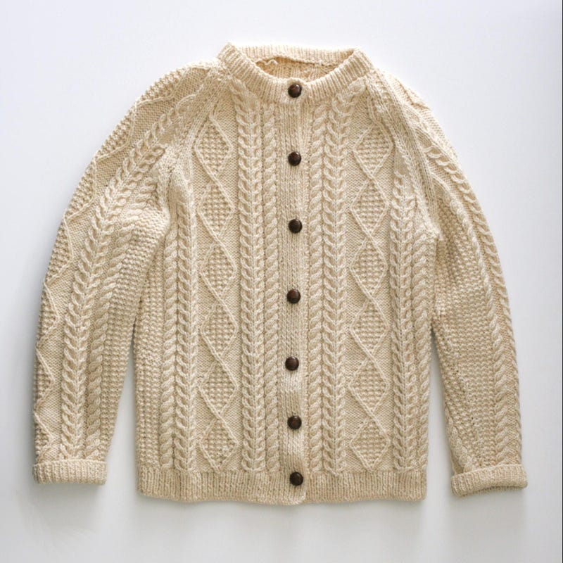 Irish Wool Sweater - Etsy